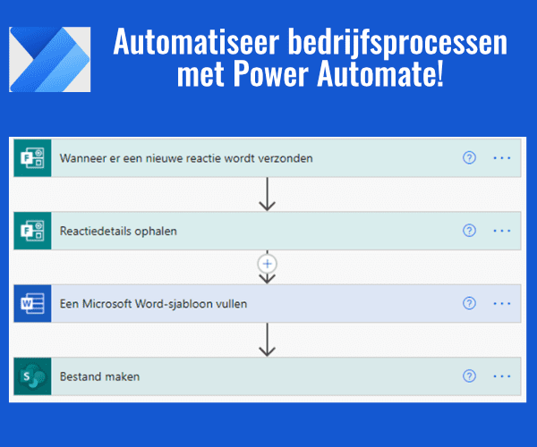 Power Automate gebruiken om bedrijfsprocessen te automatiseren - Puur ICT | De Microsoft 365 ...